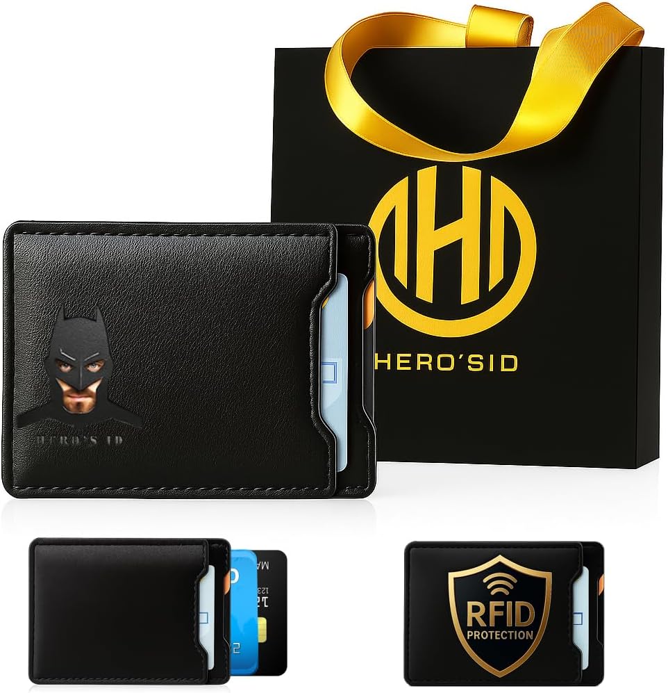 Leather Batman Wallet – Tailored Paw