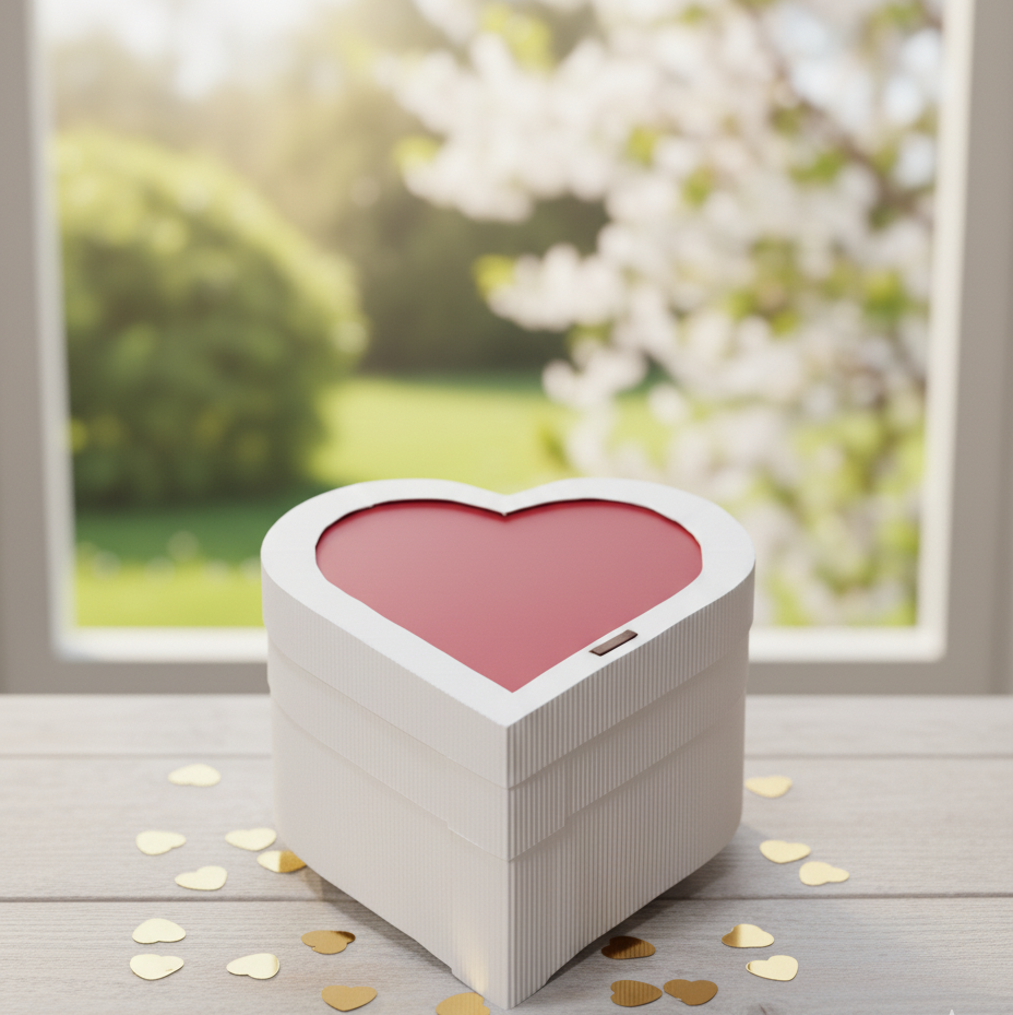 Heart-Shaped Surprise Gift Box – Tailored Paw
