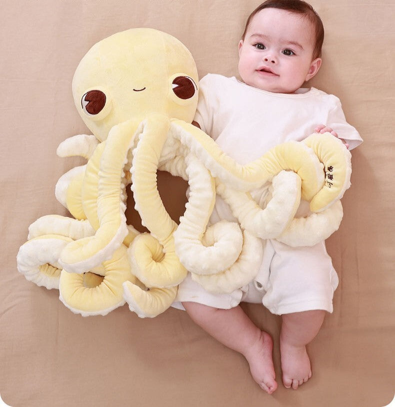 Aunt Octopus Soft Hugs, Happy Baby – Tailored Paw